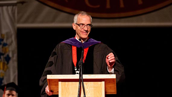 SUU President Offers Encouragement to Graduating Class - SUU