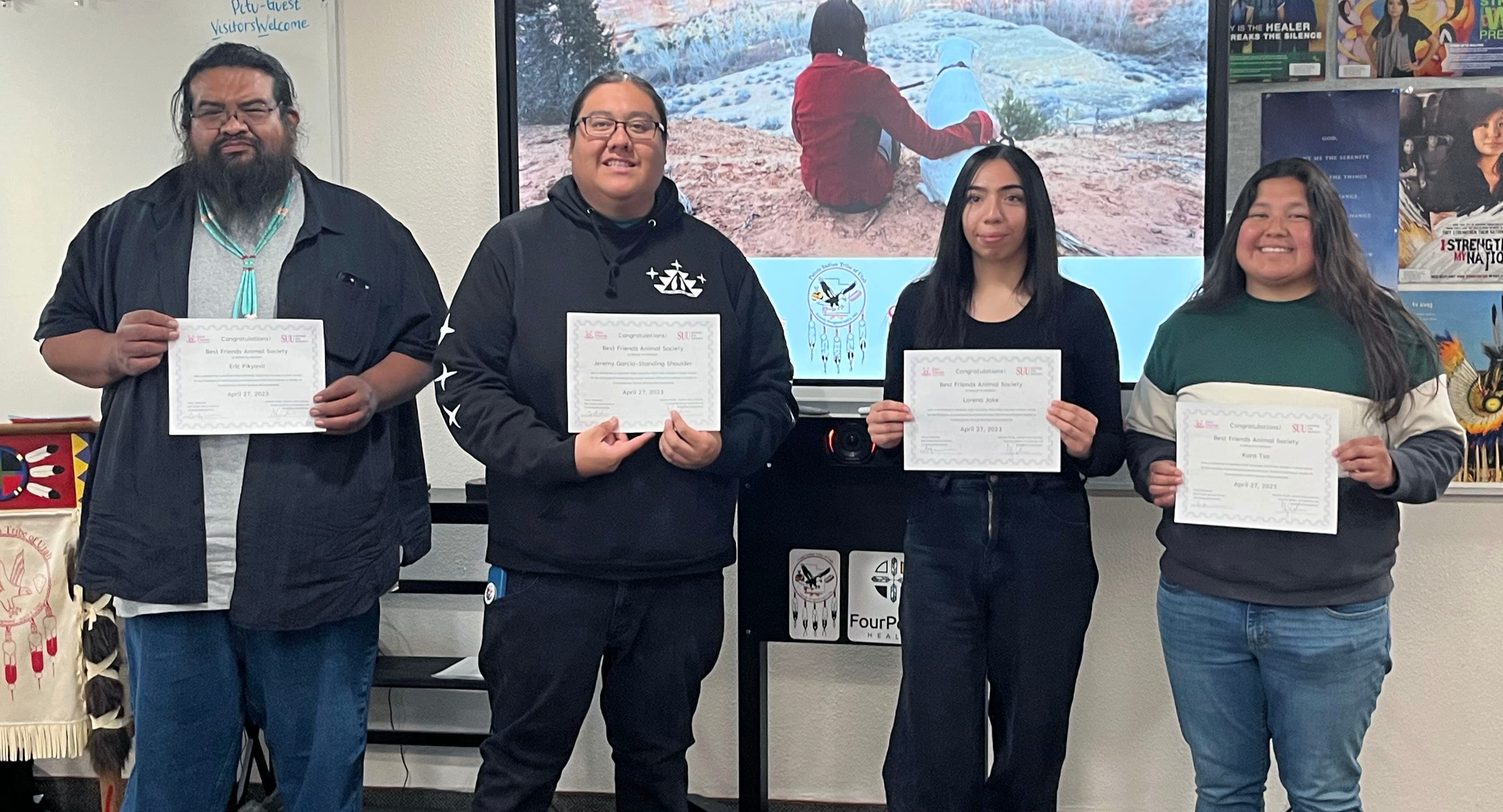 Best Friends Society Awards Scholarships to Four Paiute Tribe Members - SUU