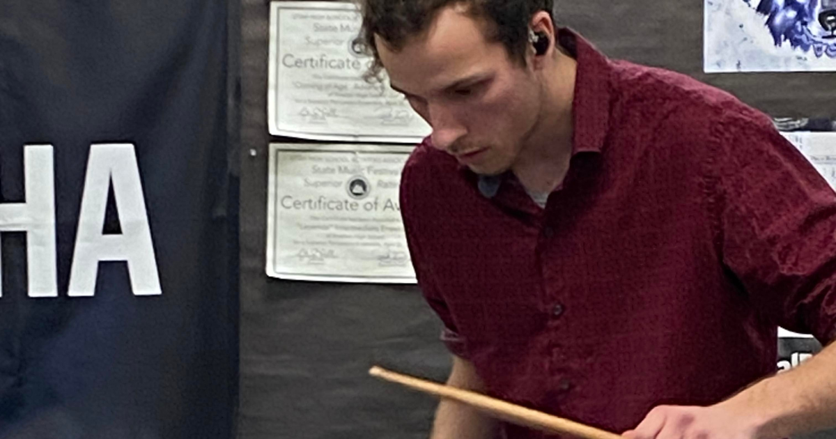 Percussion Student Takes Second in State - SUU